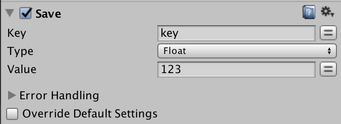 Save Action For Playmaker Easy Save For Unity 0254